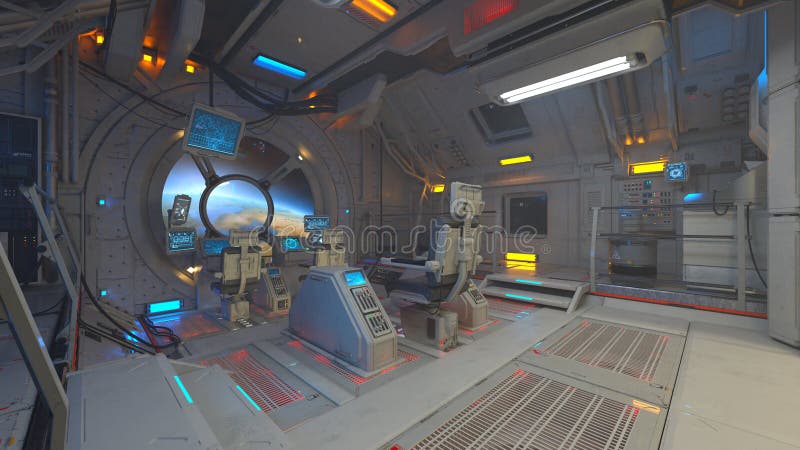 Cg Rendering Inside Spaceship Stock Illustrations – 95 Cg Rendering ...