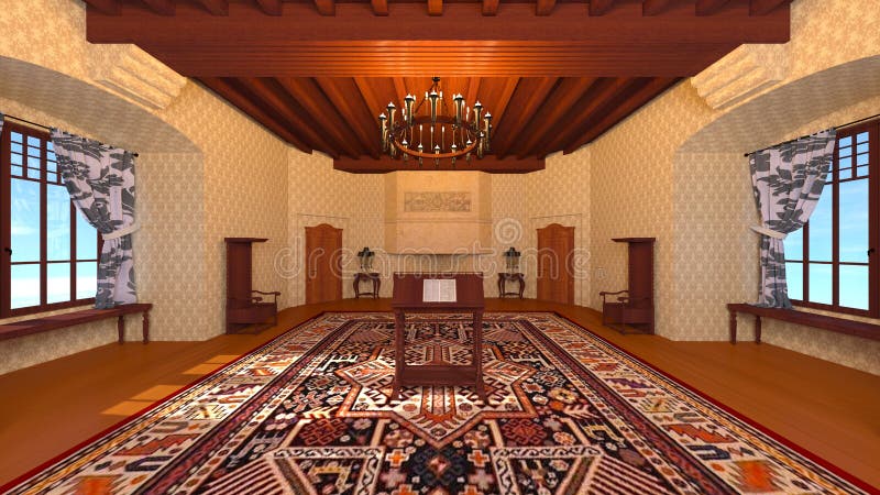 Knight guest hall stock photo. Image of room, sitting - 106306580