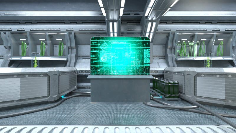 3D CG Rendering of Laboratory Stock Illustration - Illustration of ...
