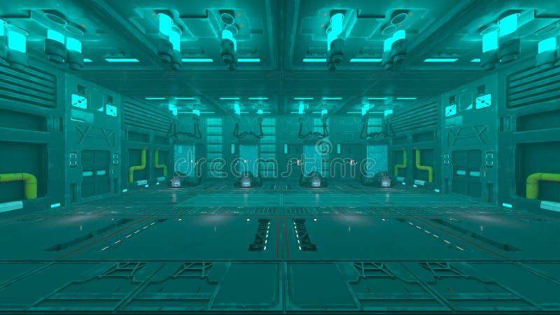 3D CG Rendering of Laboratory Stock Illustration - Illustration of ...