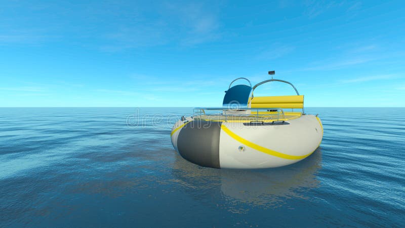 3D Rendering of a Marine Life Stock Illustration - Illustration of swim ...