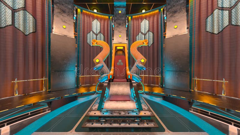 3D CG Rendering of Modern Building Stock Illustration - Illustration of ...