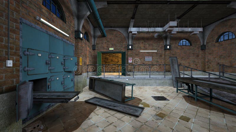 Morgue stock image. Image of rendering, table, spiritual - 100762315