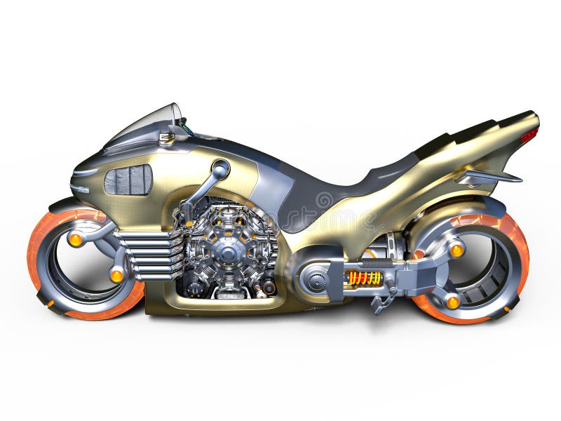 Gold Motorcycle Stock Illustrations – 2,956 Gold Motorcycle Stock ...