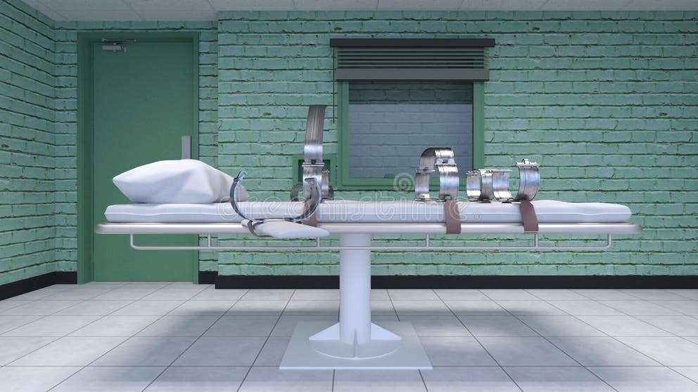 3D CG Rendering of Restraint Room Stock Illustration - Illustration of ...