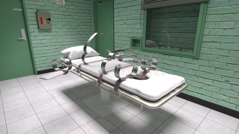 3D CG Rendering of Restraint Room Stock Illustration - Illustration of ...