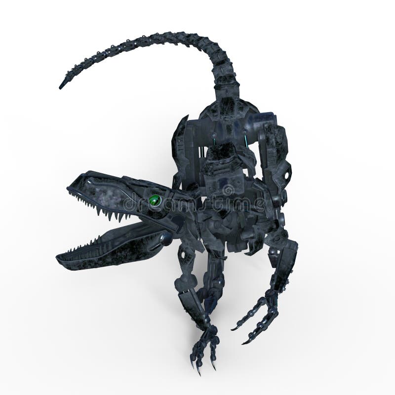 Robot Dinosaur Vector stock vector. Illustration of beast - 4026335