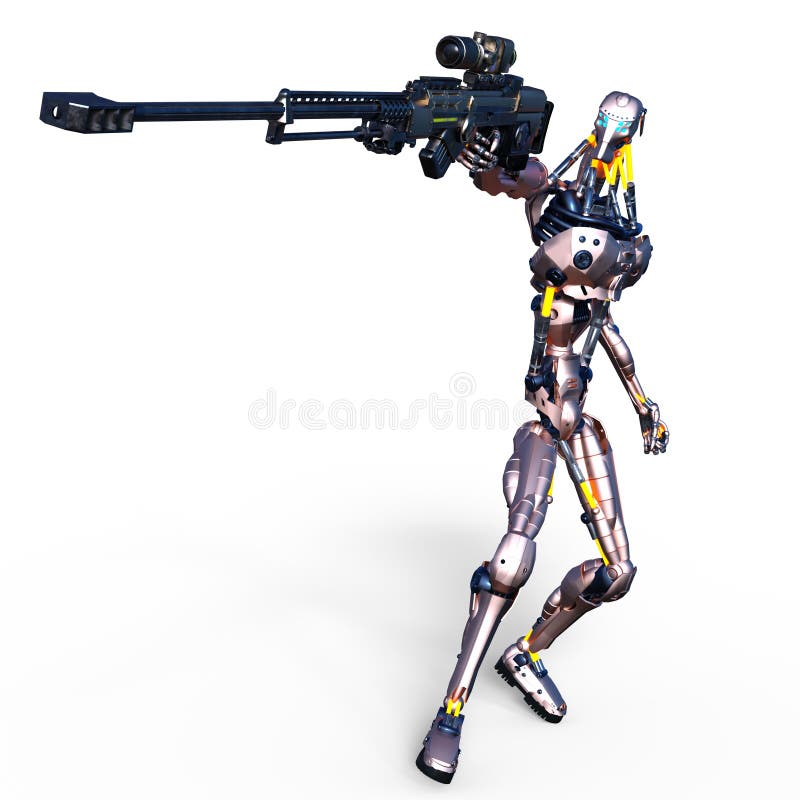 Baseball Player Robot. Human and Cyborg Robotic Integration Concept ...