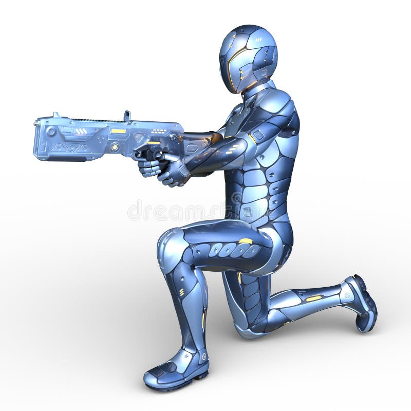 Live Screen Robot, Off Switch Button Stock Illustration - Illustration ...