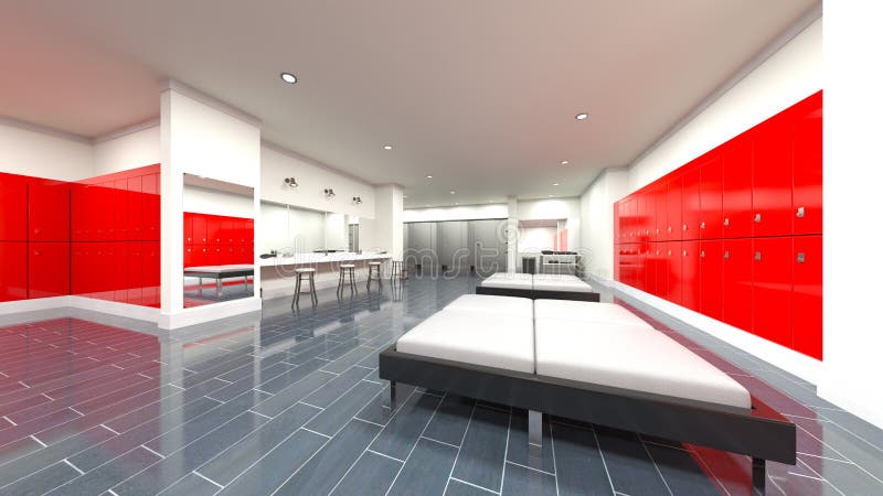 3D CG rendering of room stock illustration. Illustration of rendering ...