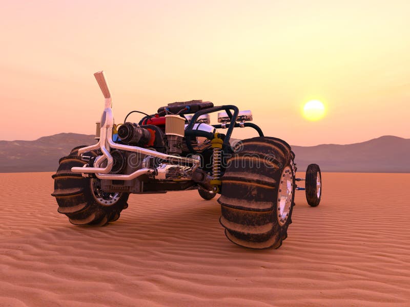 3D CG Rendering of Sand Rail Stock Photo - Image of architecture ...