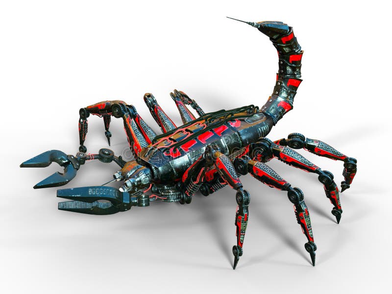Scorpion robot stock image. Image of cyborg, model, robot - 99024605