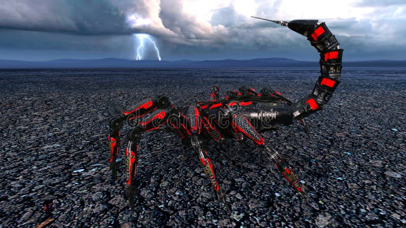 Scorpion robot stock image. Image of model, artificial - 99259117