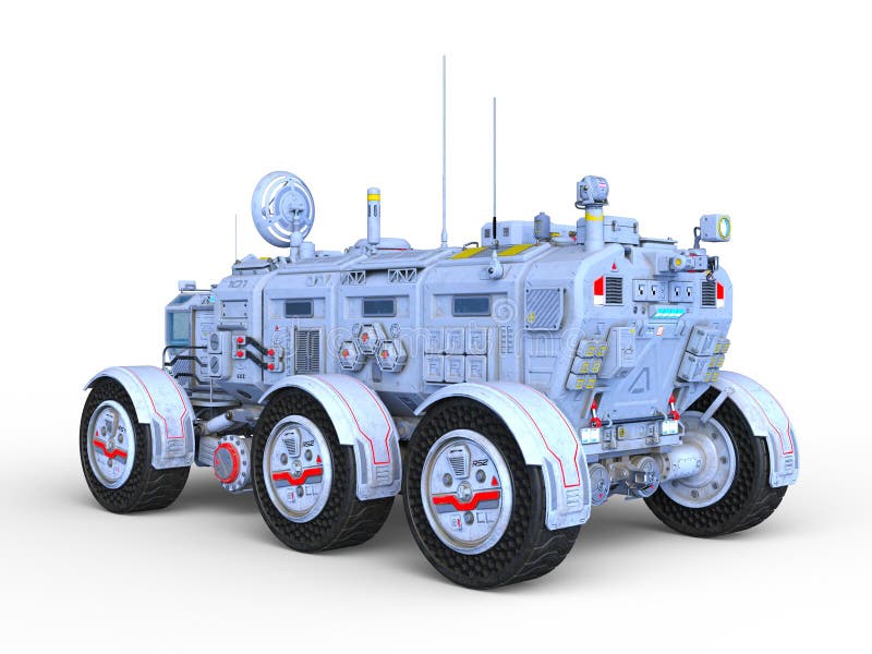 Space rover stock illustration. Illustration of vehicle - 113110188
