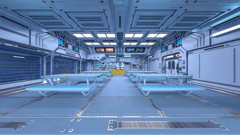 3D CG Rendering of Space Ship Stock Photo - Image of station, game ...