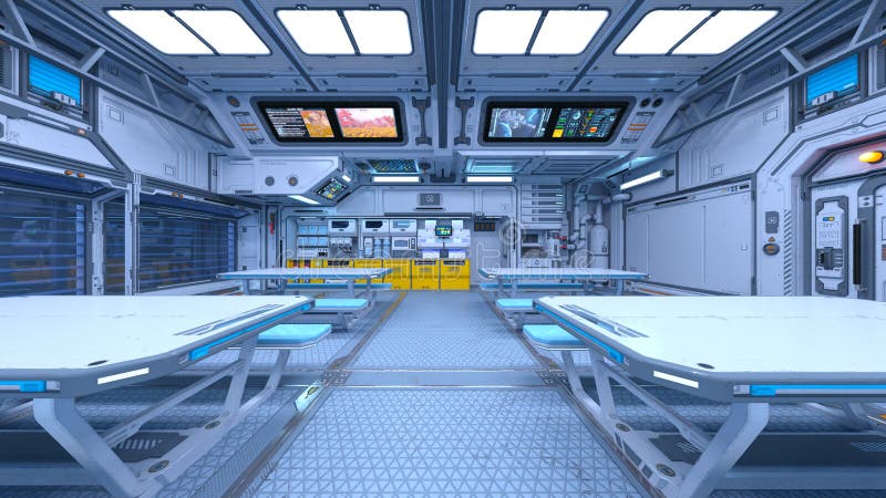 3D CG Rendering of Space Ship Stock Illustration - Illustration of ...