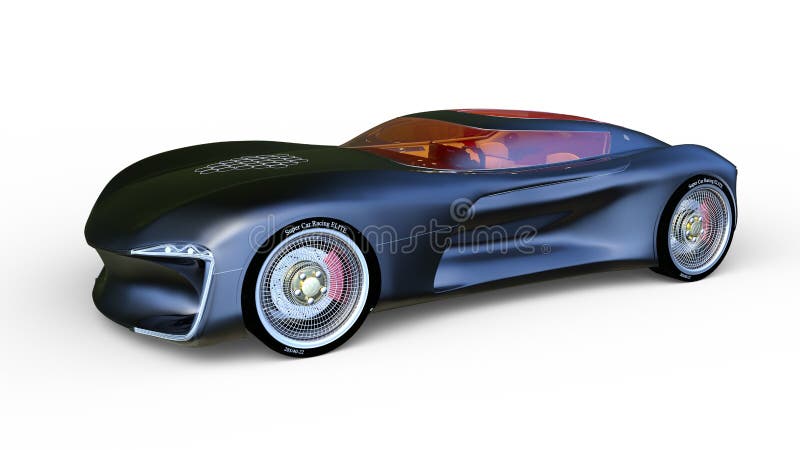 3D CG Rendering of Sports Car Stock Illustration - Illustration of ...