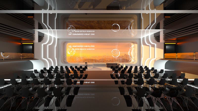 3D CG rendering of stage stock illustration. Illustration of venue ...