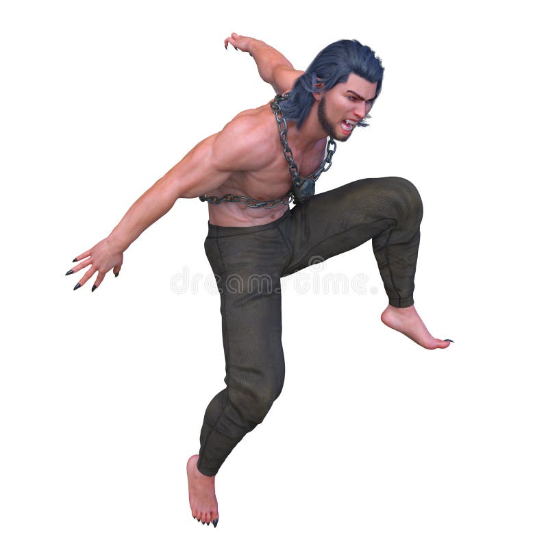 3D CG Rendering of Strong Man Stock Illustration - Illustration of ...