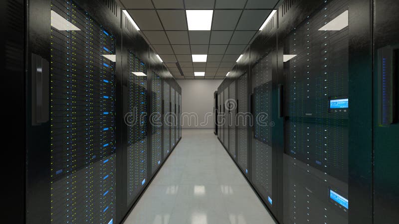 Supercomputing center stock image. Image of technology - 114277525