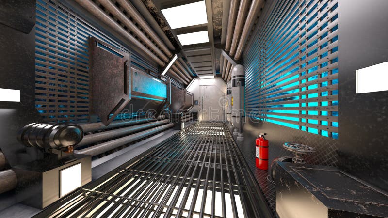 3D CG Rendering of Technology Building Stock Illustration ...