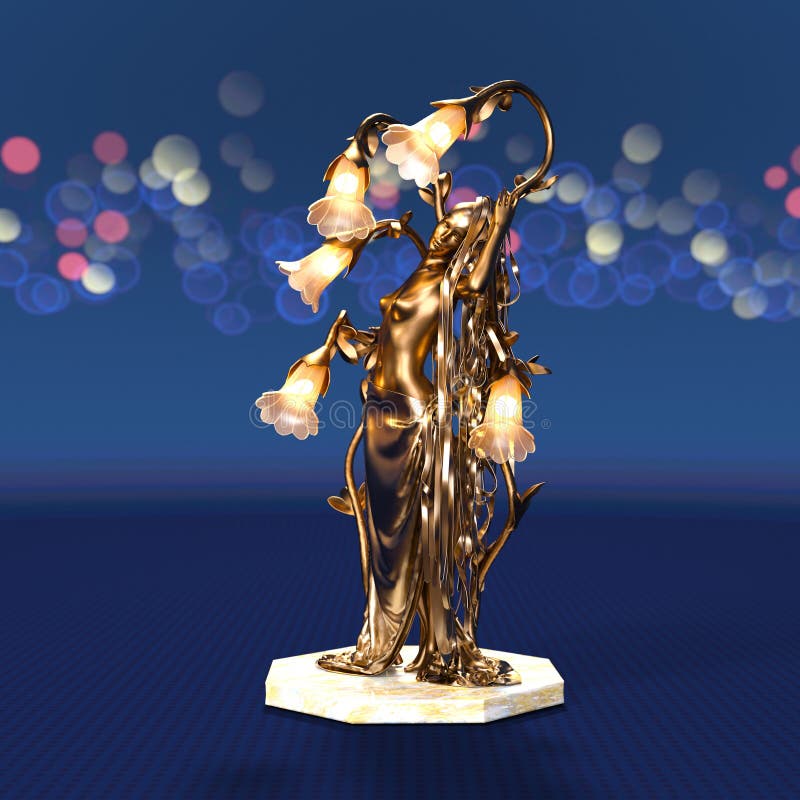 3D CG rendering of Trophy stock illustration. Illustration of awards ...