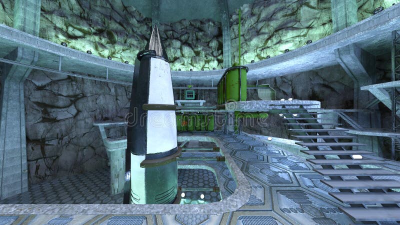 Underground fortress stock photo. Image of bedrock, base - 104512424