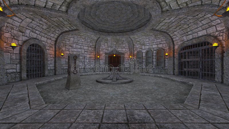 Underground fortress stock illustration. Illustration of game - 105915009