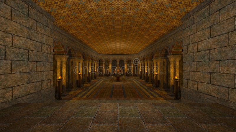 Underground temple stock illustration. Illustration of history - 104892017