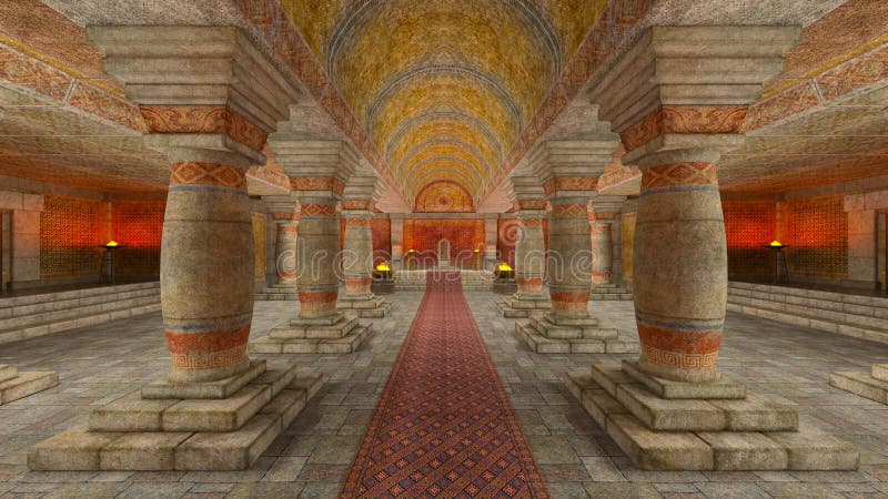 Underground temple stock illustration. Illustration of underground ...