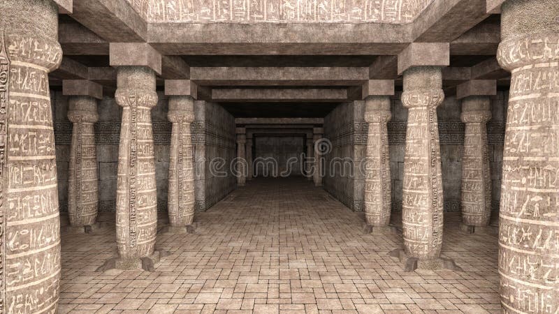 Underground temple stock illustration. Illustration of stone - 112725158