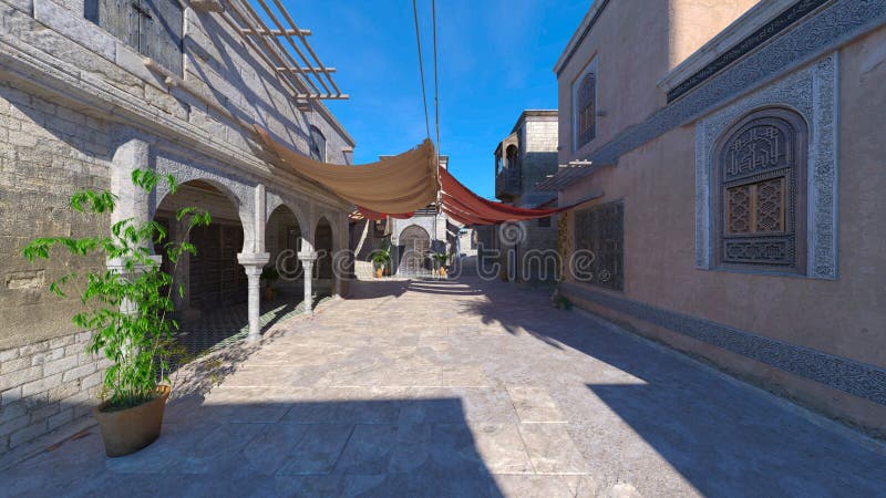 3D CG Rendering Of Urban Area Stock Photo - Image of urban, rendering ...