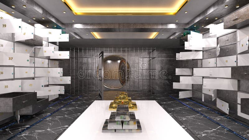 Vault room stock photo. Image of safe, money, valuables - 113344152