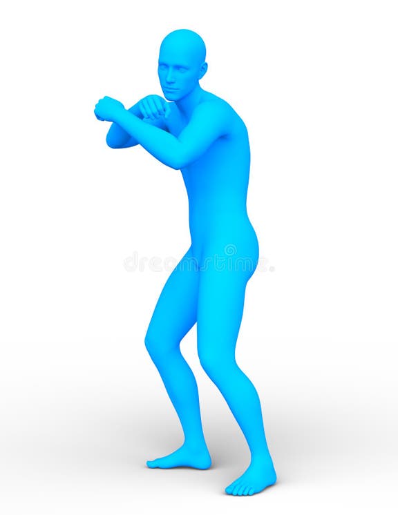 3D CG Rendering of Wire Frame Man Stock Illustration - Illustration of ...