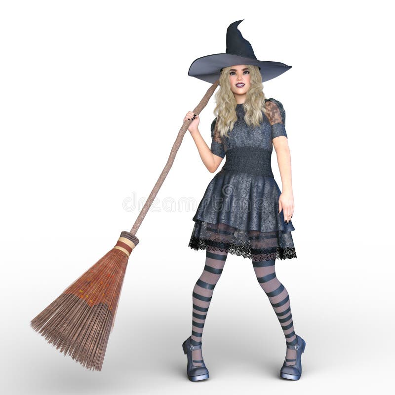 Witch costume woman stock illustration. Illustration of magician ...