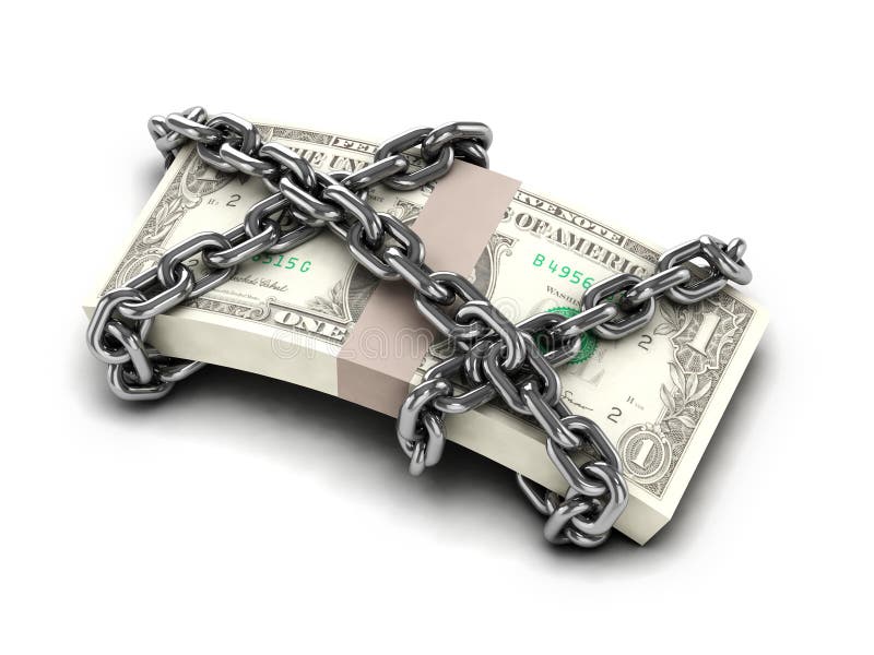 Stack Money Wrapped Chain Stock Illustrations – 5 Stack Money Wrapped ...
