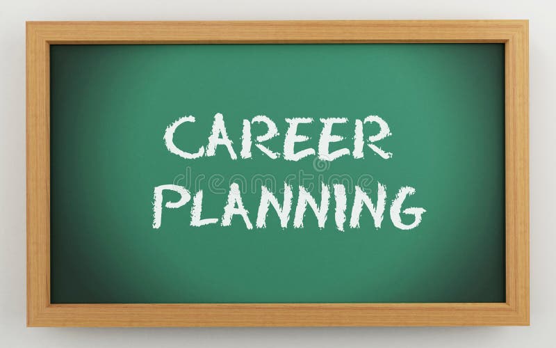 3d Chalkboard with Career Planning Text Stock Illustration ... 3d Chalkboard with Career Planning Text Stock Illustration ...
