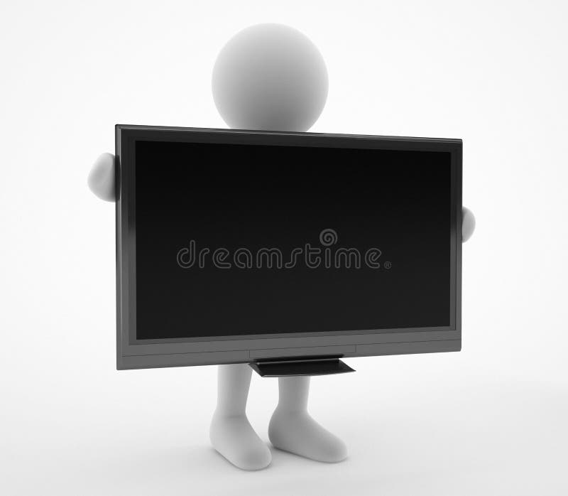 Dead computer stock vector. Illustration of character - 17376192