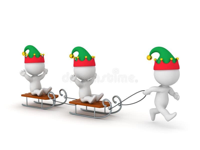 Elf Pulling Stock Illustrations – 68 Elf Pulling Stock Illustrations ...
