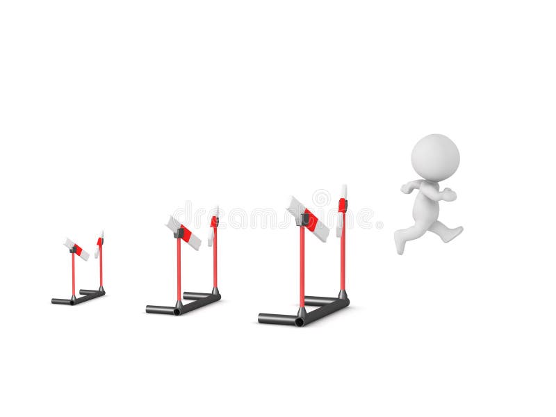 Overcome Barriers Stock Illustrations – 166 Overcome Barriers Stock ...