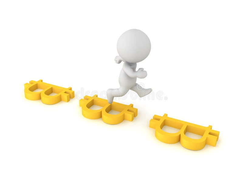 3D Character Jumping Over Increasingly Larger Hurdles Stock ... 3D Character Jumping Over Increasingly Larger Hurdles Stock ...