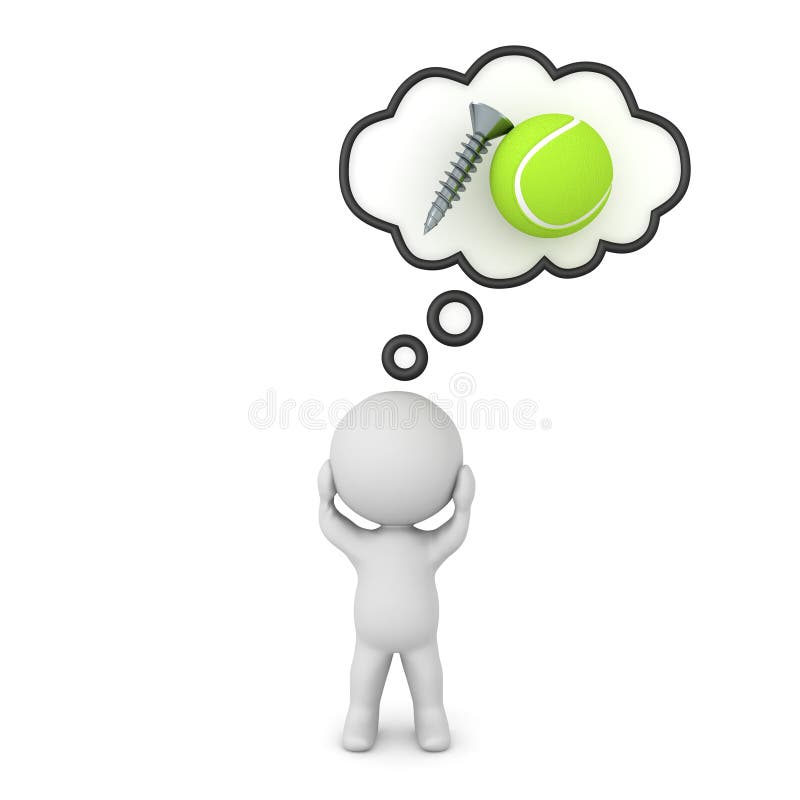 Losing Mind stock illustration. Illustration of damage - 4608060