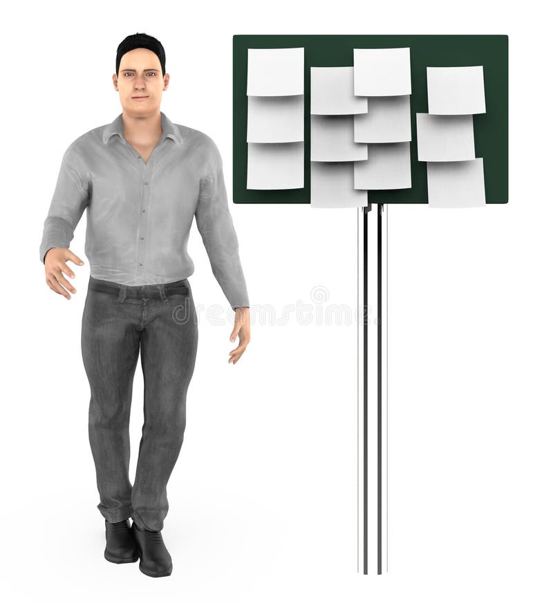 3d Man Notes Stock Illustrations – 372 3d Man Notes Stock Illustrations ...