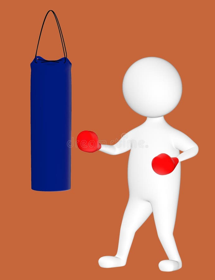 Boxing Brown Bread Character Cartoon Stock Vector - Illustration of ...