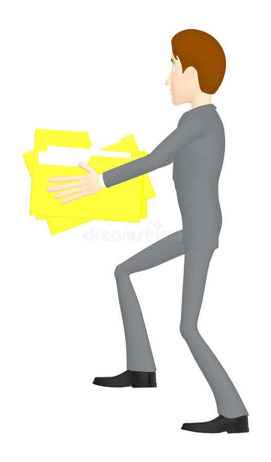 3d Person Yellow Folder Stock Illustrations – 106 3d Person Yellow ...