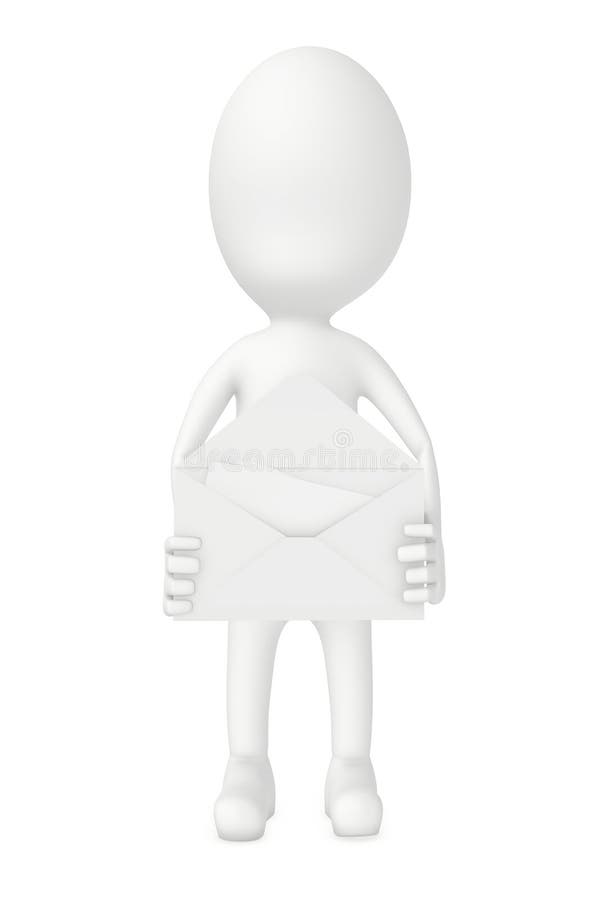 3d Person Holding Envelope Stock Illustrations – 143 3d Person Holding ...