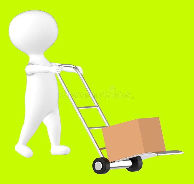Clipart Of Man Moving 3d