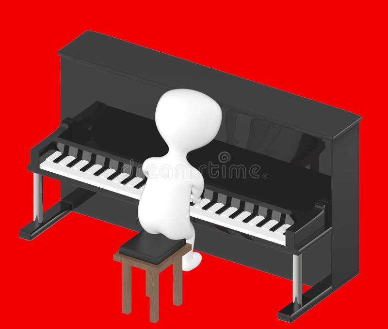 3d Man Playing Piano Stock Illustrations – 60 3d Man Playing Piano ...