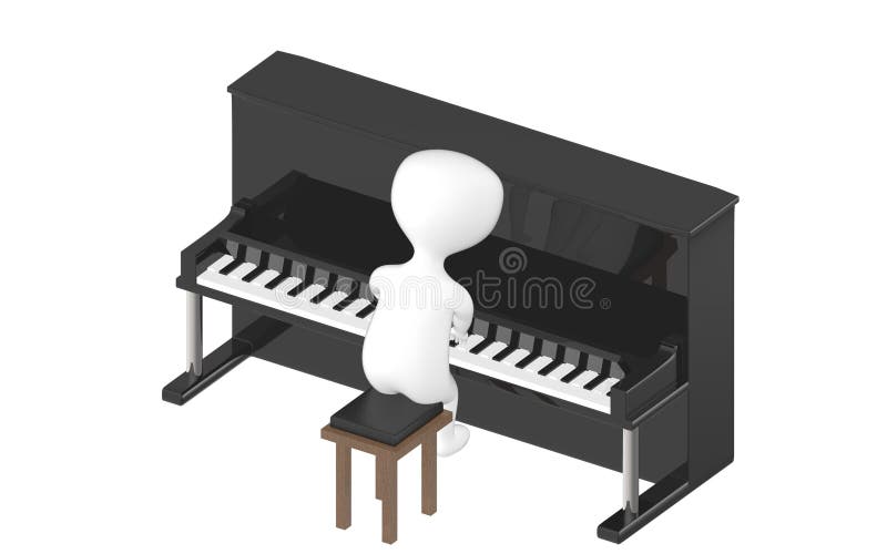 3d Man Playing Keyboard Stock Illustrations – 60 3d Man Playing ...