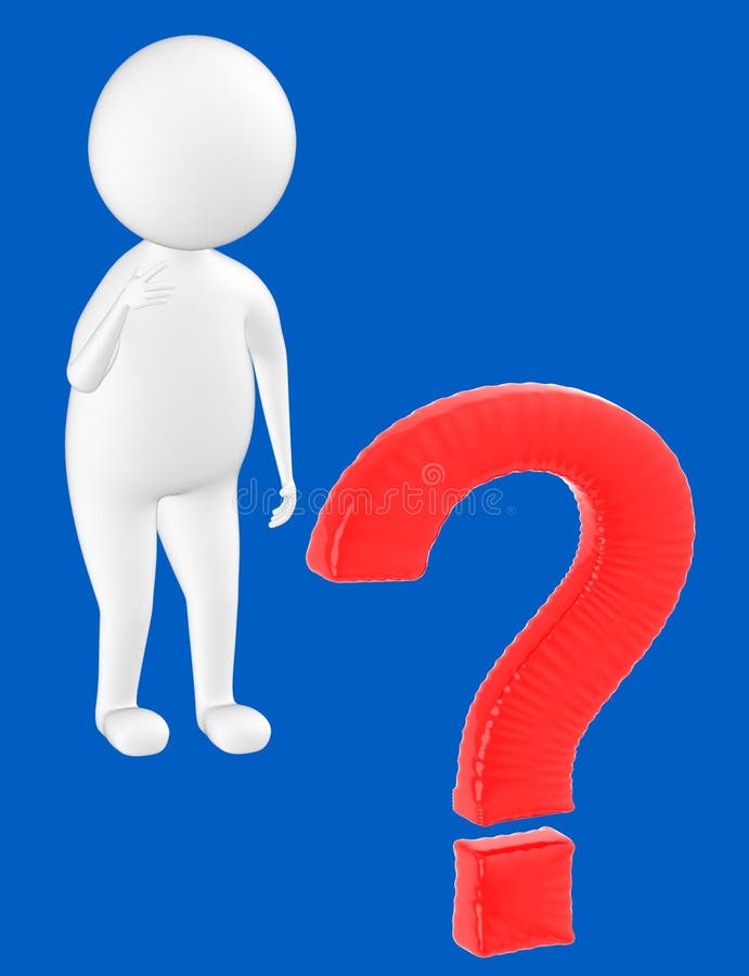 3d Blue Man Question Mark Stock Illustrations – 865 3d Blue Man ...